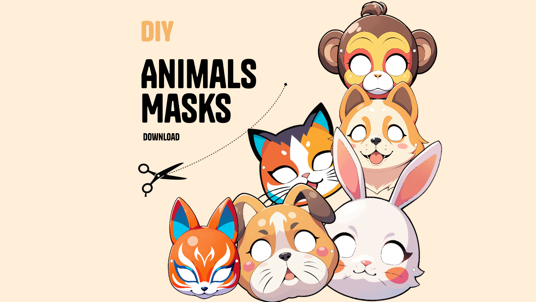 DIY Animal Mask Creation Activity