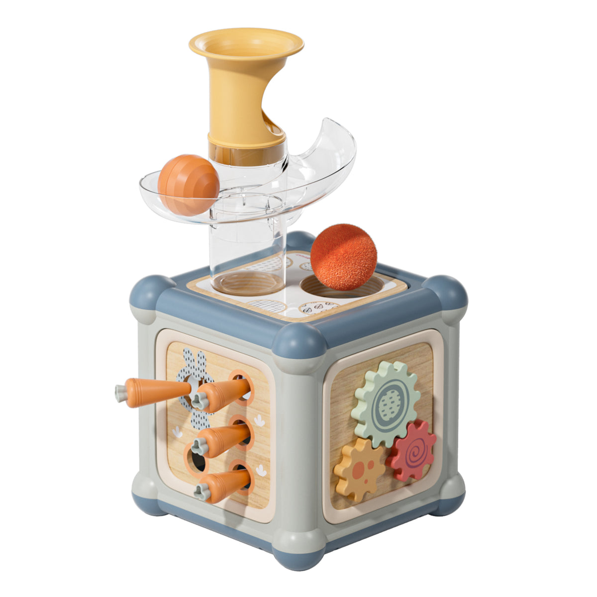 Motoric Master 10-IN-1 Activity Cube - Toddler Educational Playset