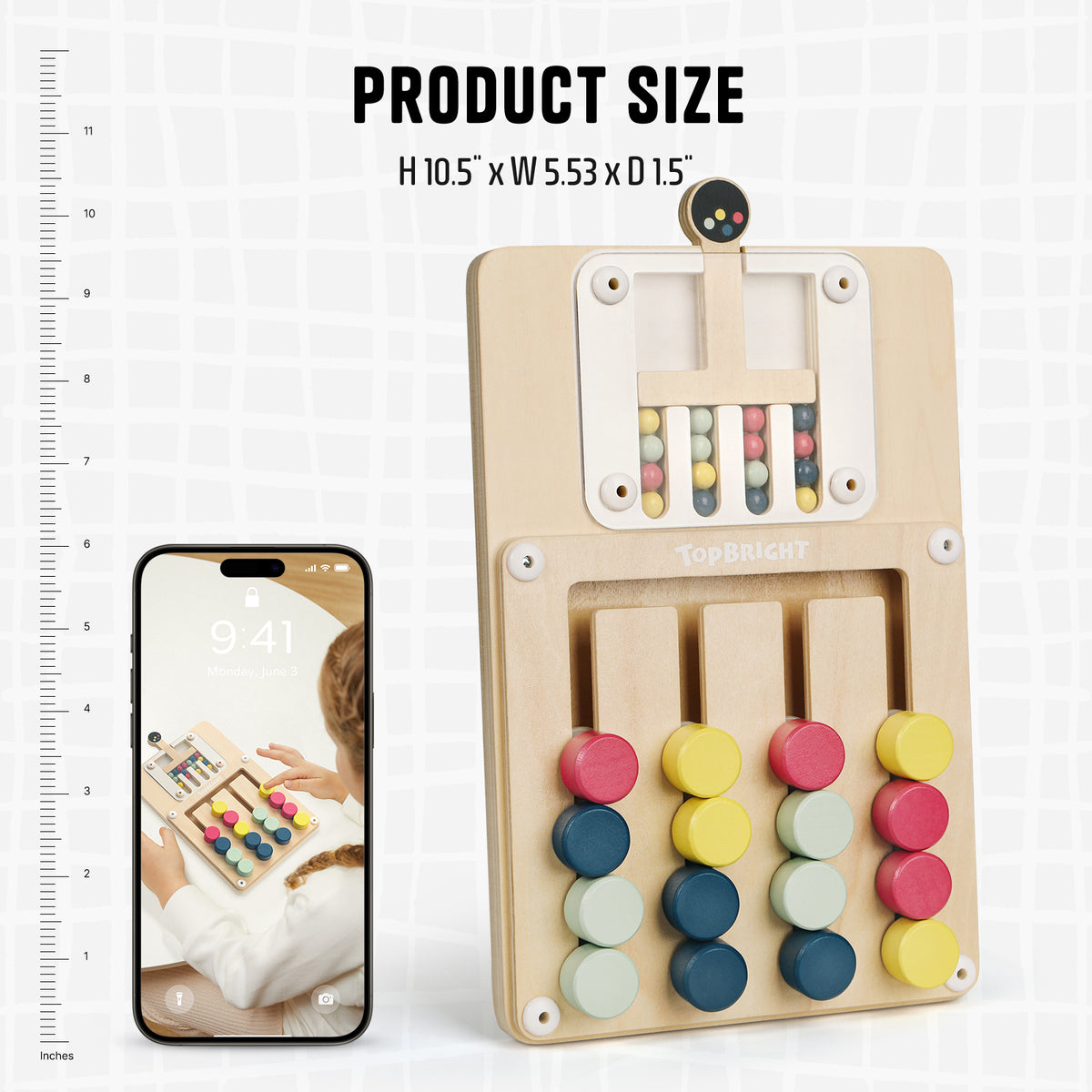 Color Challenge: Engaging Montessori Slide Puzzle for Educational Play