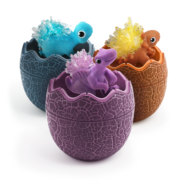 Crystal Dinosaur Growing Deluxe Kit 12-Pack | Science Can STEM Display