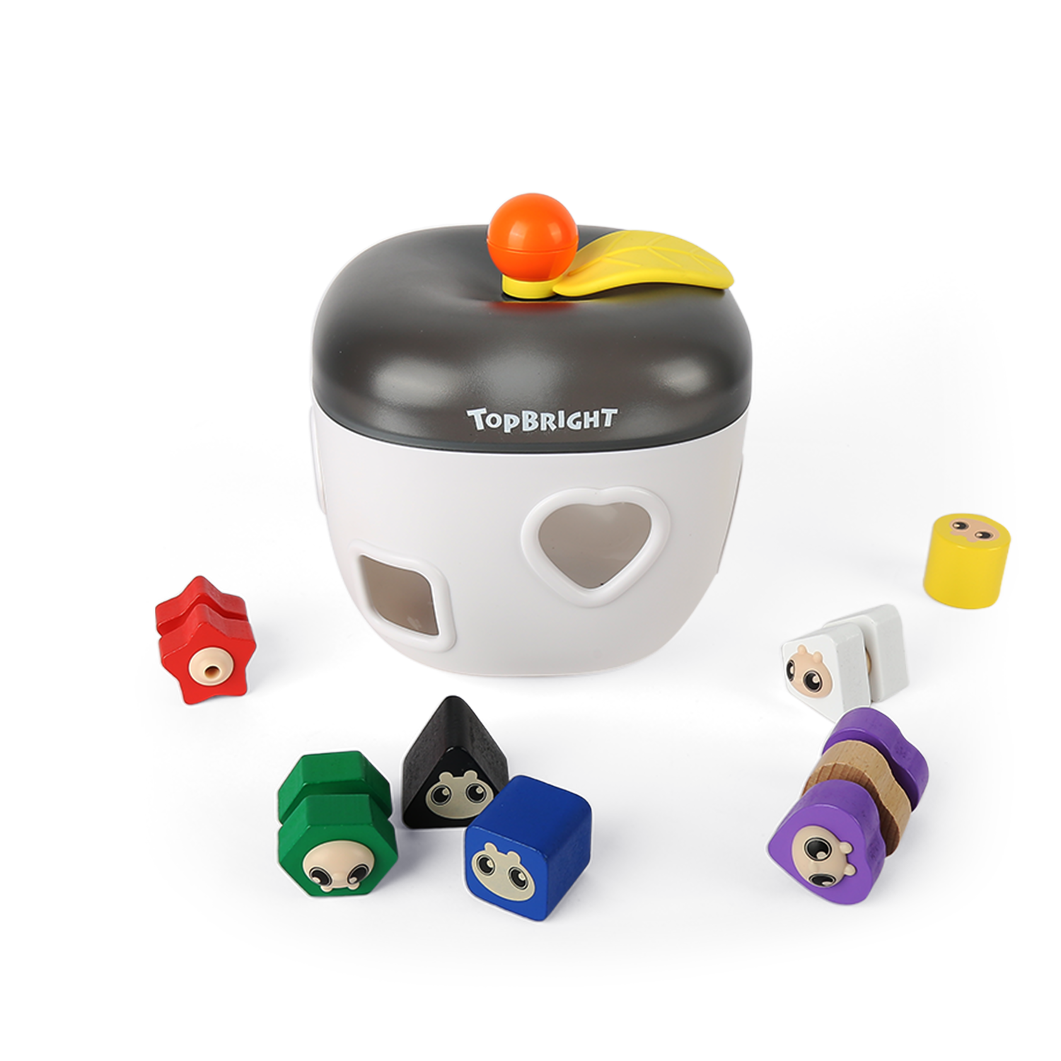 Apple Shape Sorter - Topbright