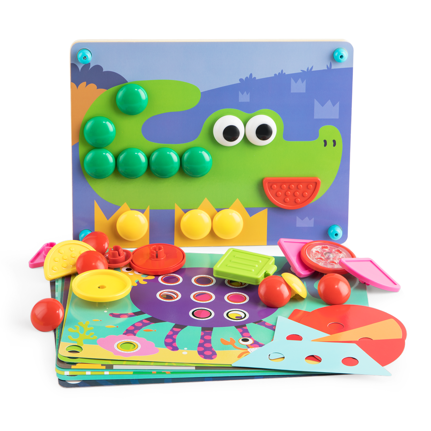 8In1 Button Puzzle - Challenging and Fun Child Toy