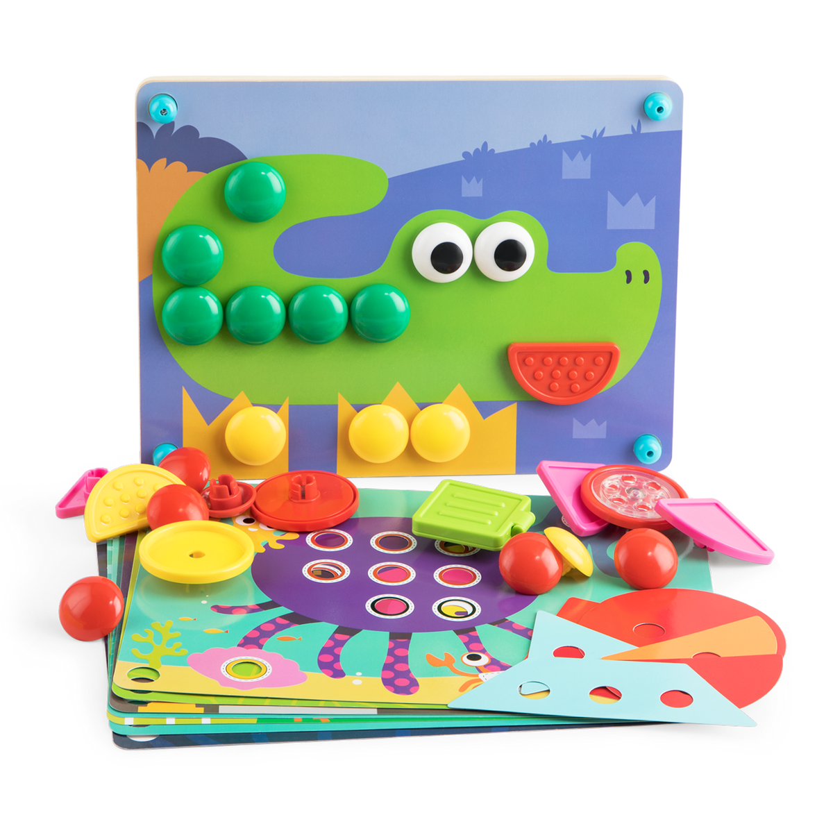 8In1 Button Puzzle - Challenging and Fun Child Toy